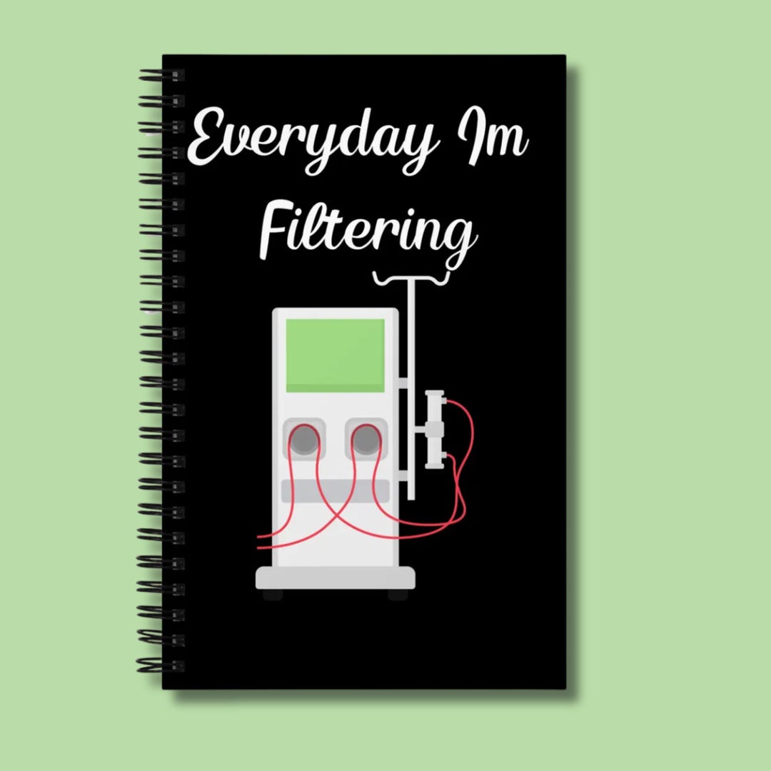 Dialysis Nurse Gift Idea Spiral Notebook Gift for Nurse Dialysis Tech ...