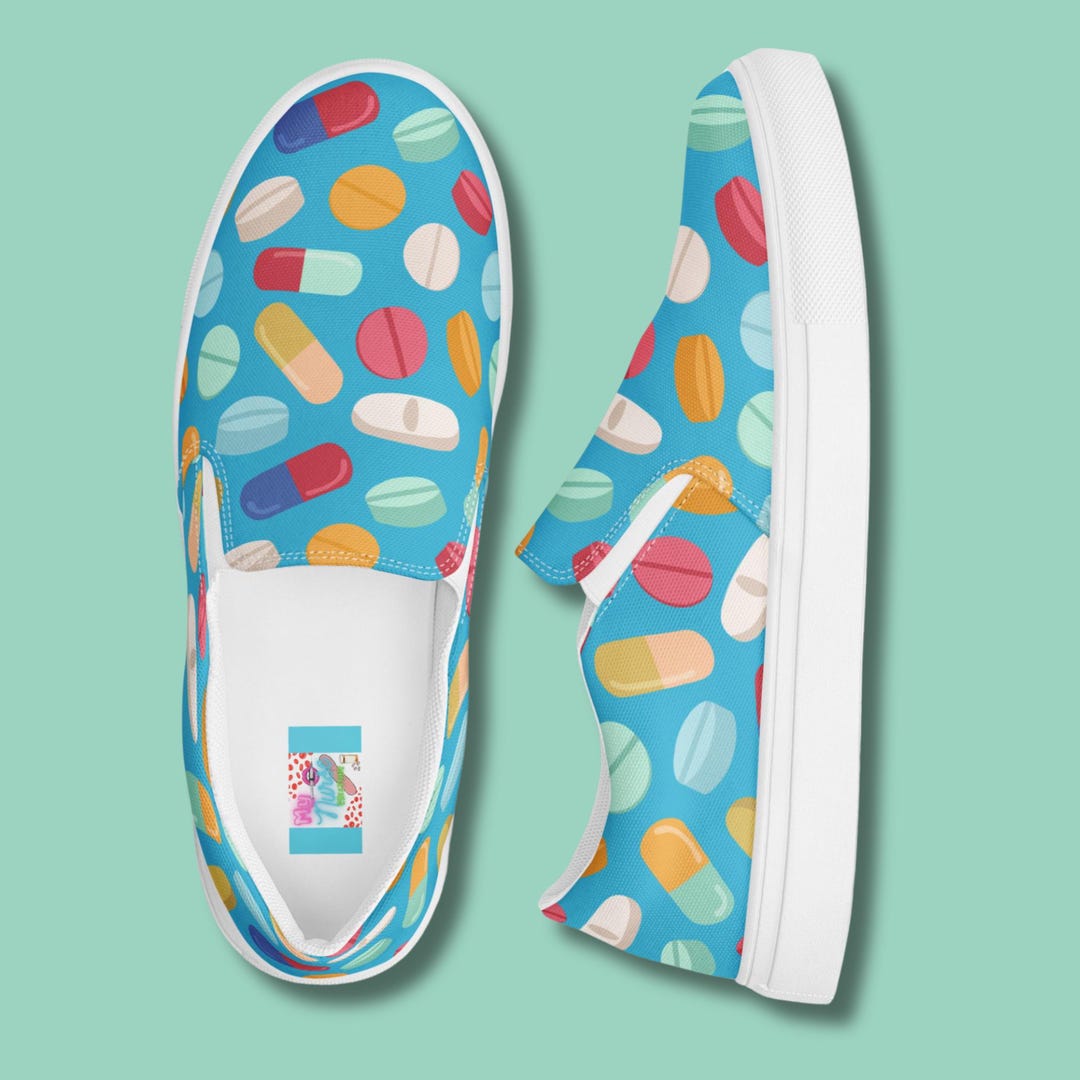 CMT Shoes for Her Medication Technician Slip on Shoes Pharmacist Shoes ...