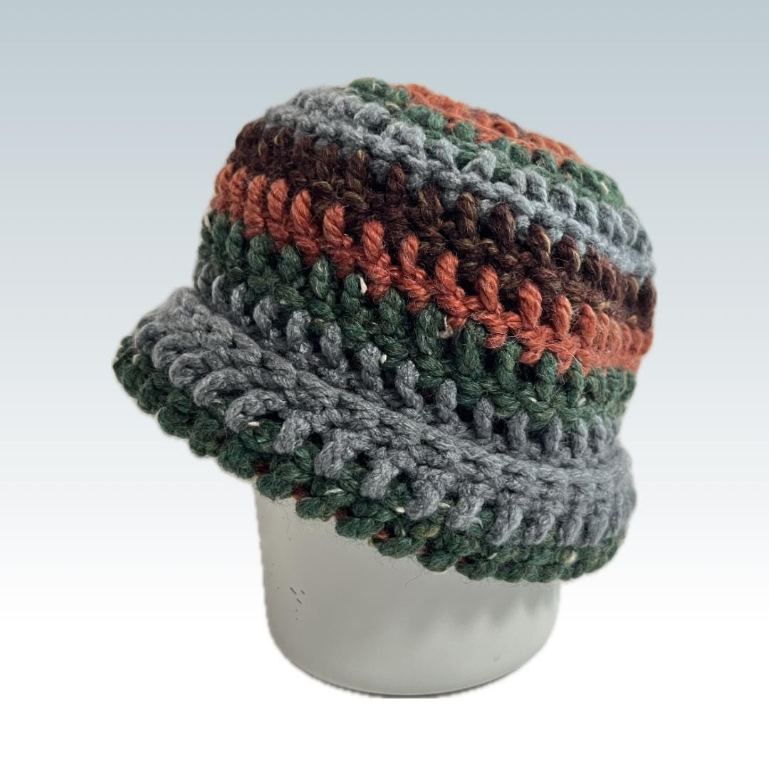 Bulky Crochet Scrap Beanie - Handmade Beanie - Crochet Hat - Beanie Hat ...