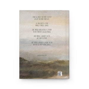 He is Mighty to Save Hardcover Journal, Bible Verse, Christian ...