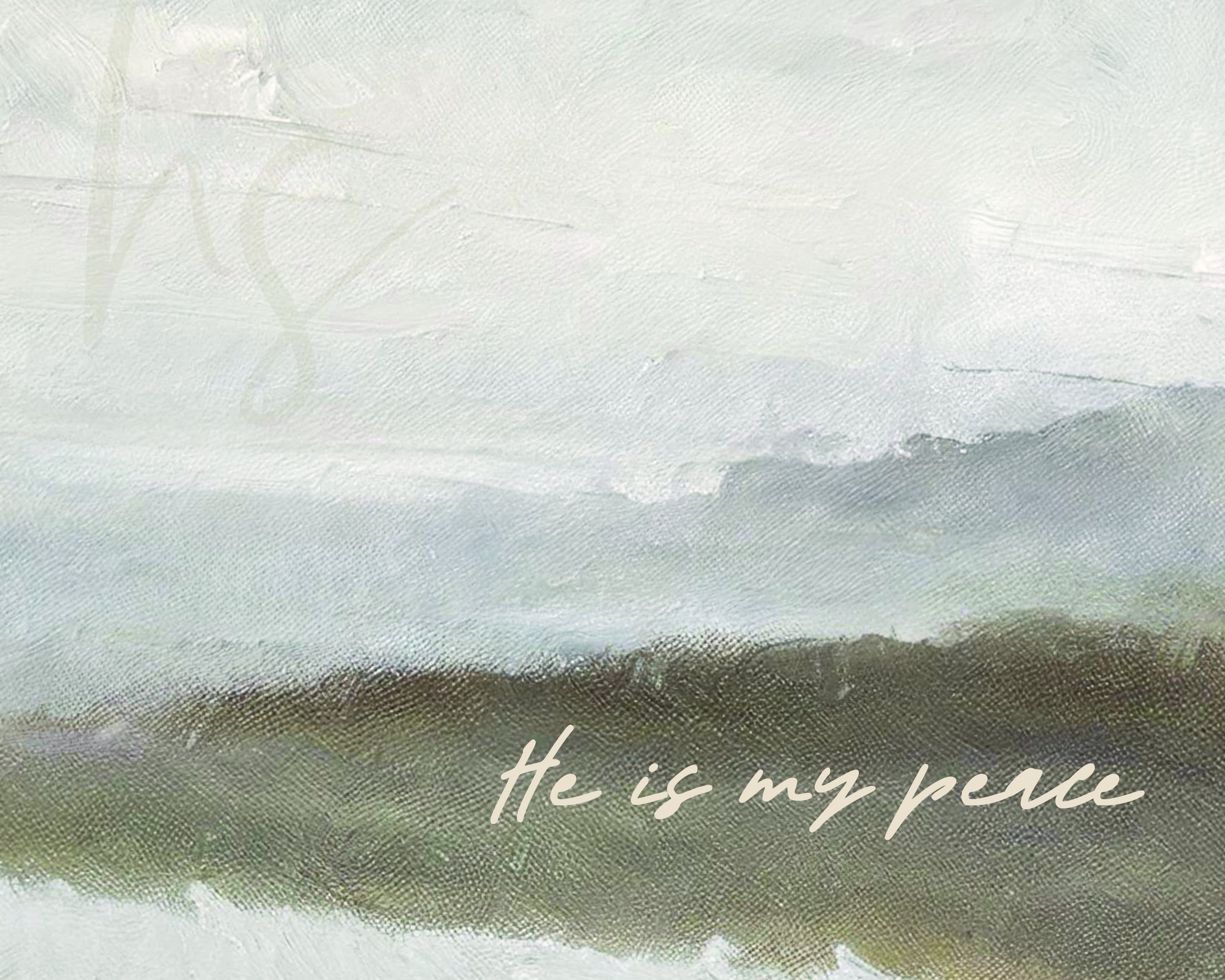 He is My Peace Digital Print, Wall Art, Vintage Print, Christian Home ...