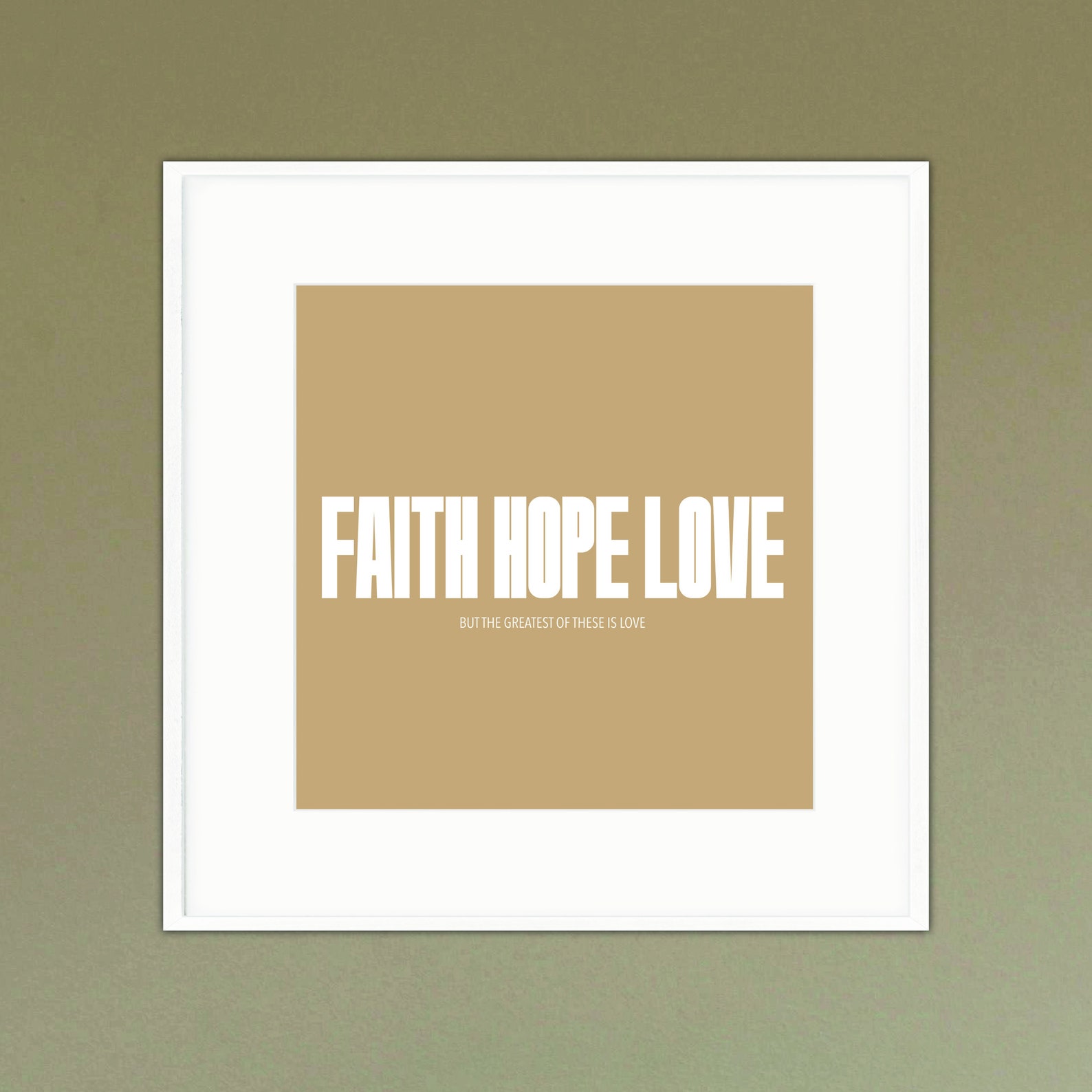 Christian Wall Art Set of 4 Square, Inspiring Bible Verses, Encouraging ...