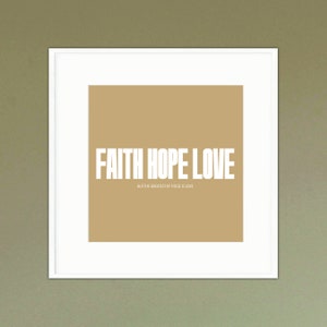 Christian Wall Art Set of 4 Square, Inspiring Bible Verses, Encouraging ...