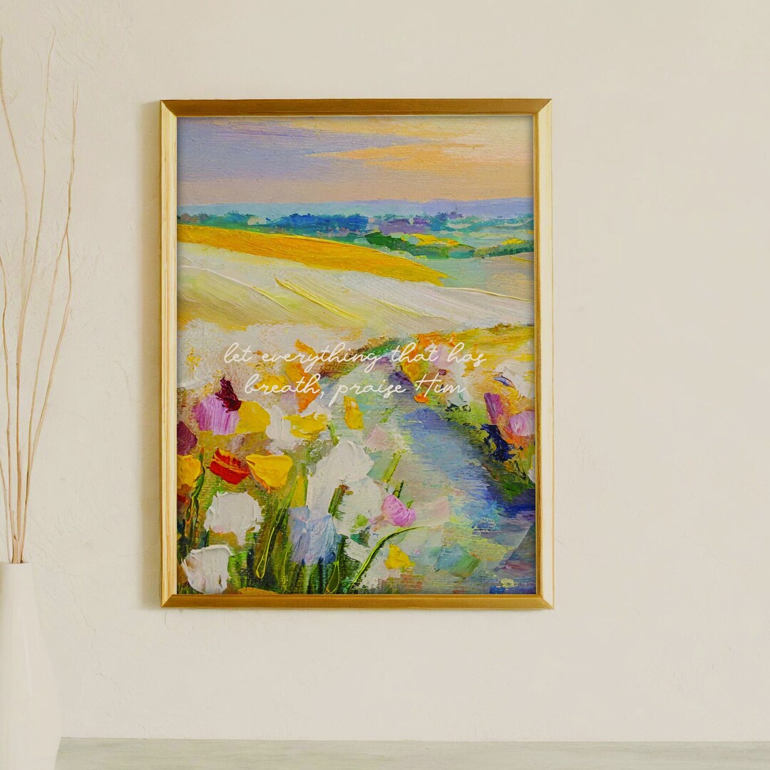 Spring Christian Wall Art Digital Download Print, Vintage Print ...