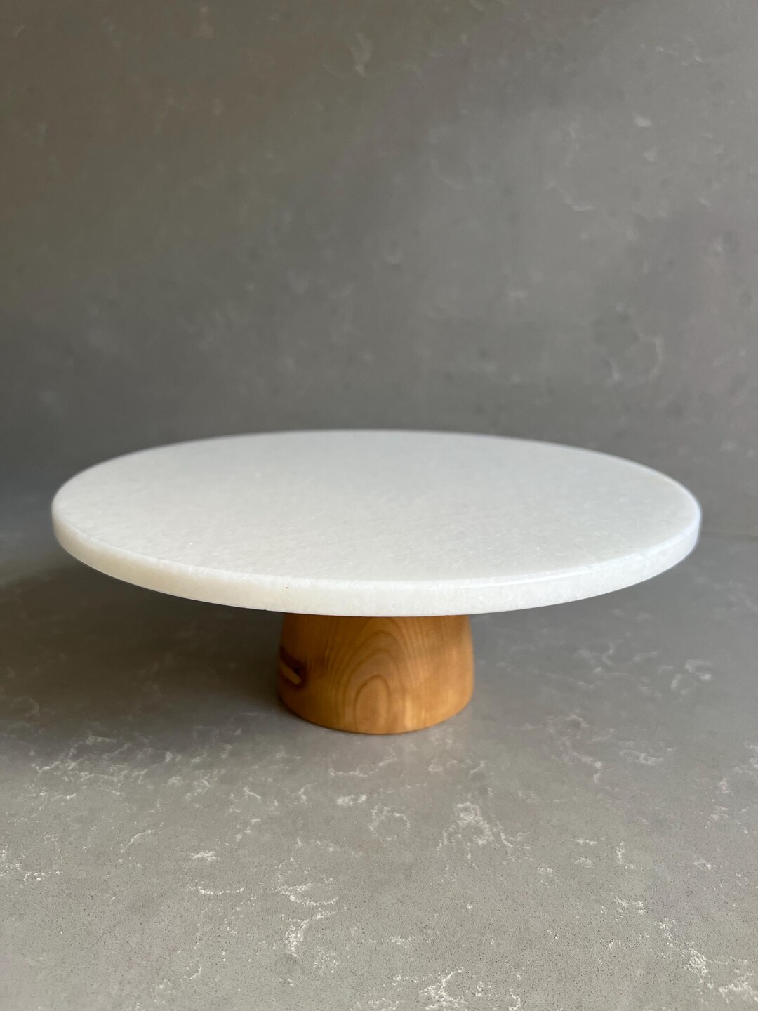 Cake Stand, White Cake Platter, Marble Cakestand, White Serving Plate ...