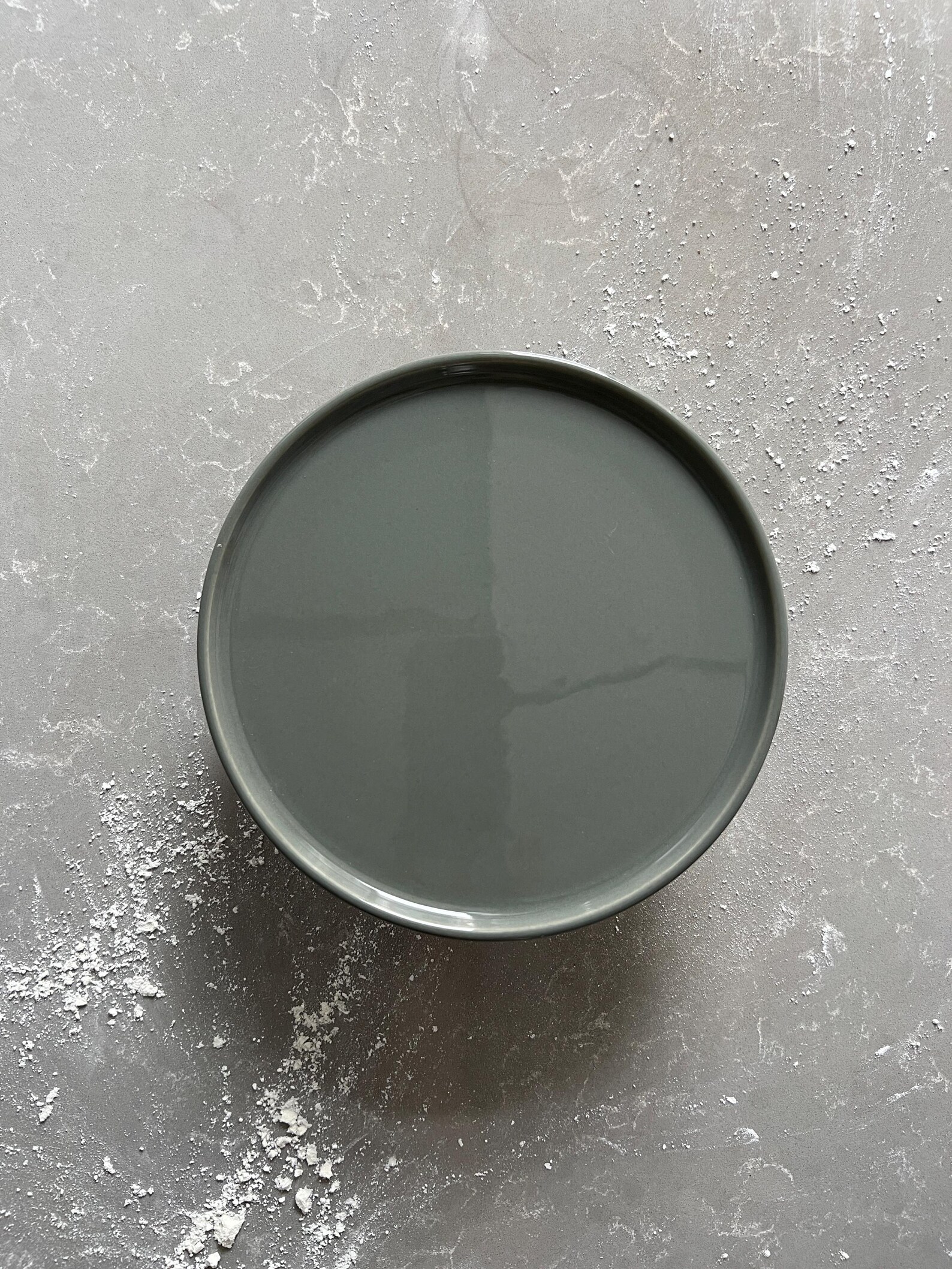 Cake Stand, Gray Cake Platter, Ceramic Cakestand, Gray Serving Plate ...