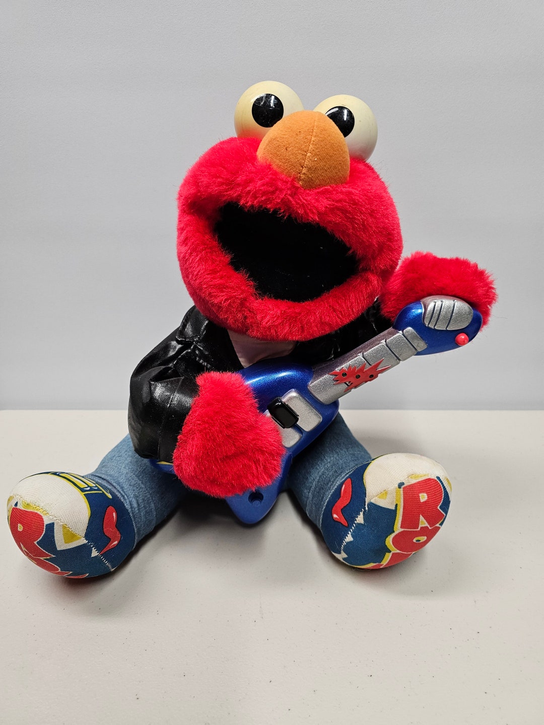 Elmo Rock and Roll Doggie Animated Musical Tyco 1998 - Etsy