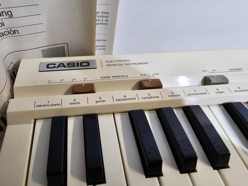 Vintage Casiotone Keybord Casio MT-30 TESTED - (C-0052) - Etsy