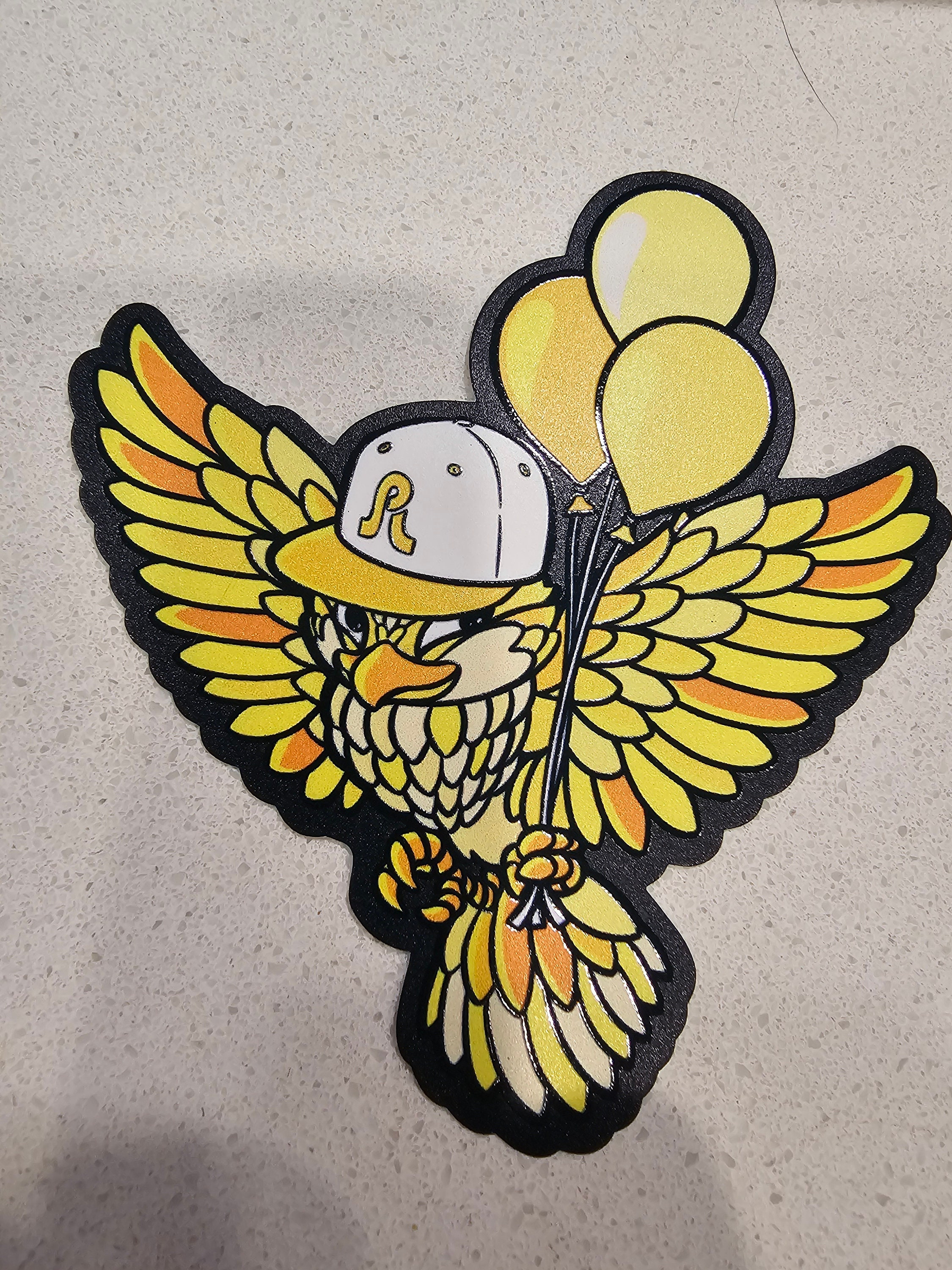 Pretty Lights YELLOW BIRD Hat Pin & Stickers Bundle [PL Hat Pin] - Etsy