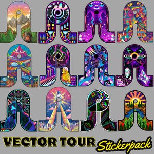 PL Vector Tour Sticker-pack* [pretty Lights Stickers] [SPOT UV Enhanced ...