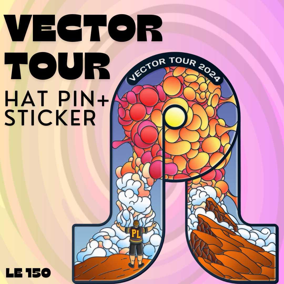 Pretty Lights Hat Pin Bundle **hat Pin + Sticker Bundle [LE 150 ...