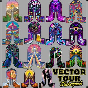 PL Vector Tour Sticker-pack* [pretty Lights Stickers] [SPOT UV Enhanced ...