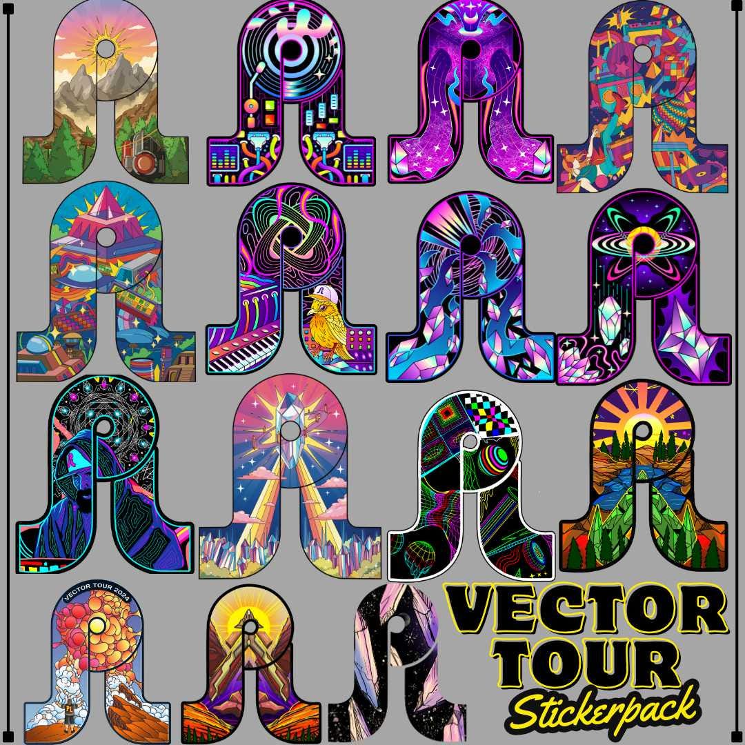 PL Vector Tour Sticker-pack* [pretty Lights Stickers] [SPOT UV Enhanced ...