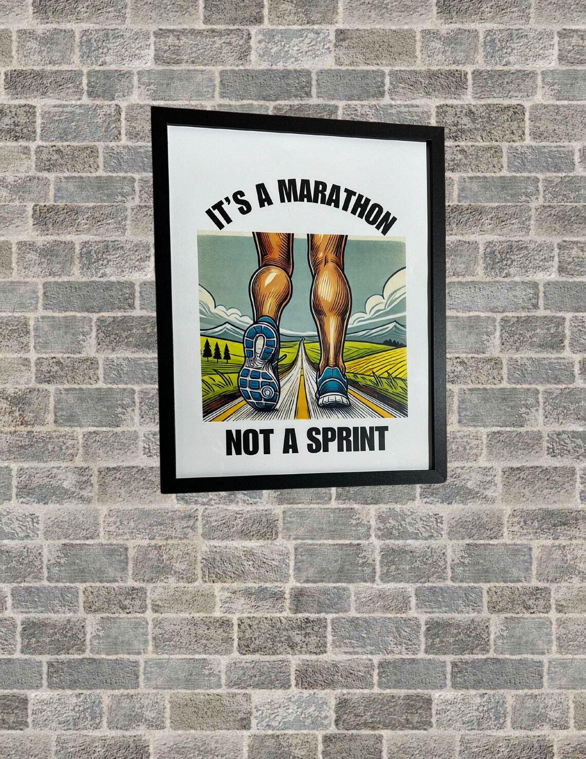 Marathon Motivational Poster: Endurance Running Art (digital Download ...