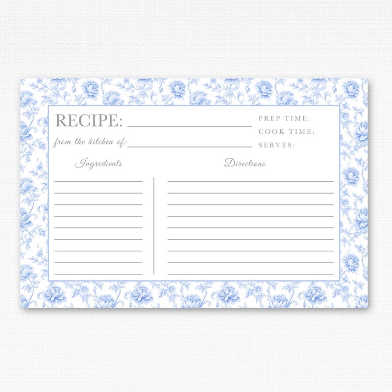 Recipe Card Box - Etsy