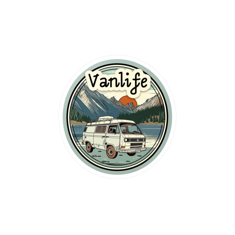 Nature-inspired Van Life Sticker Serene Adventure Decal - Etsy