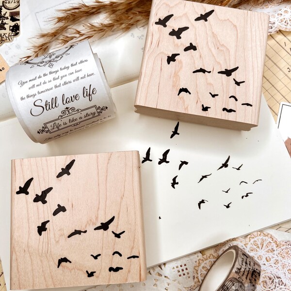 Bird Rubber Stamps - Etsy