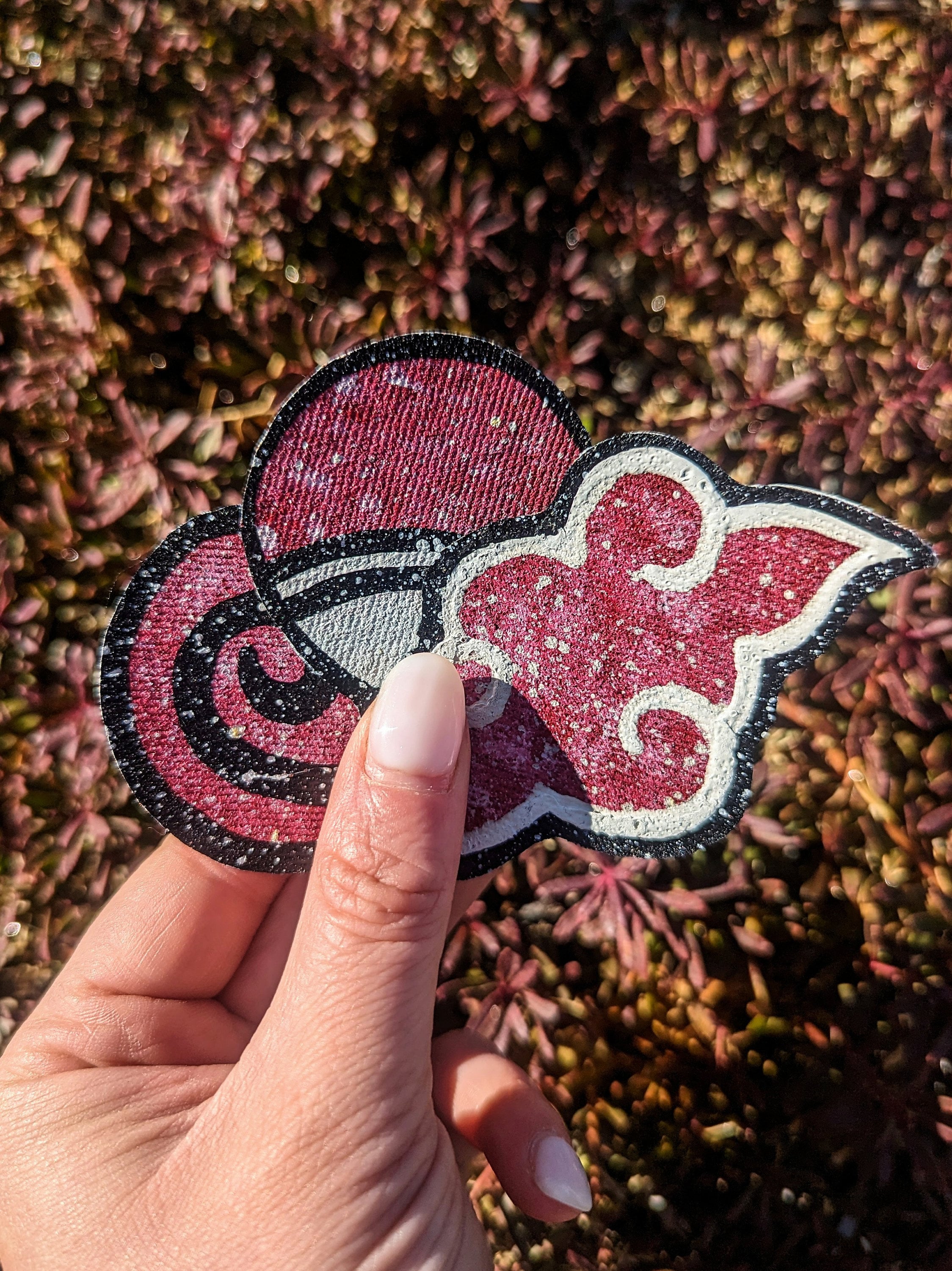 3 Pack Patches Naruto Shippuden Uzumaki Symbols Hand Painted Iron on ...