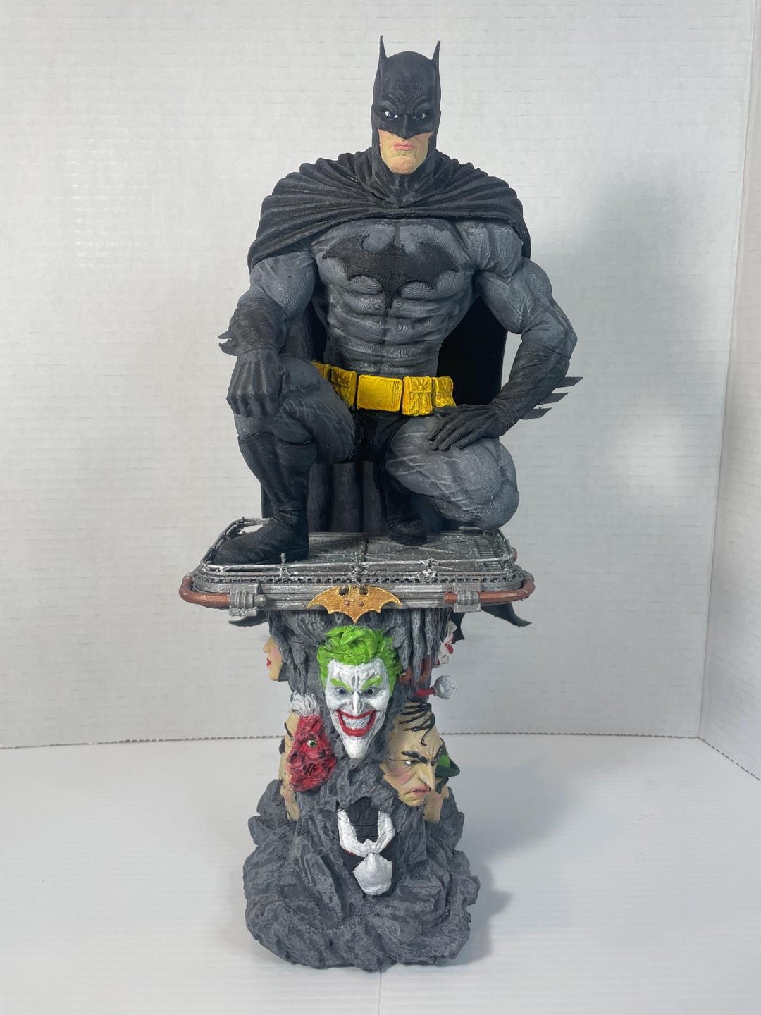 The Batman and His Rogues Gallery Statue - Etsy