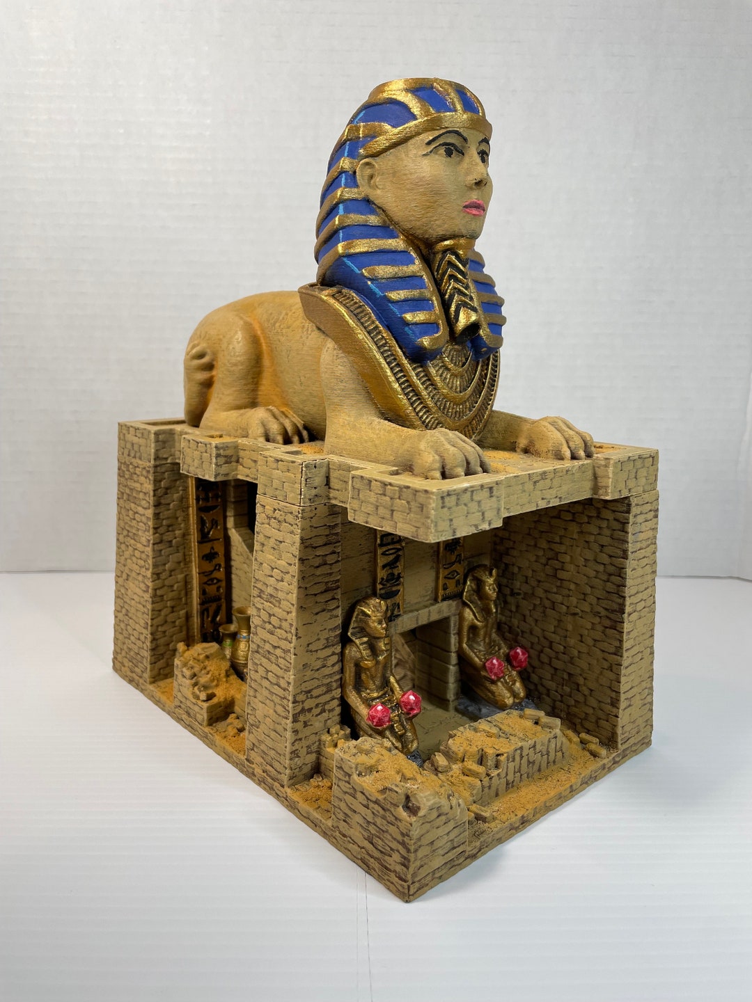 Custom Painted Ancient Egyptian Tomb Dice Tower - Etsy