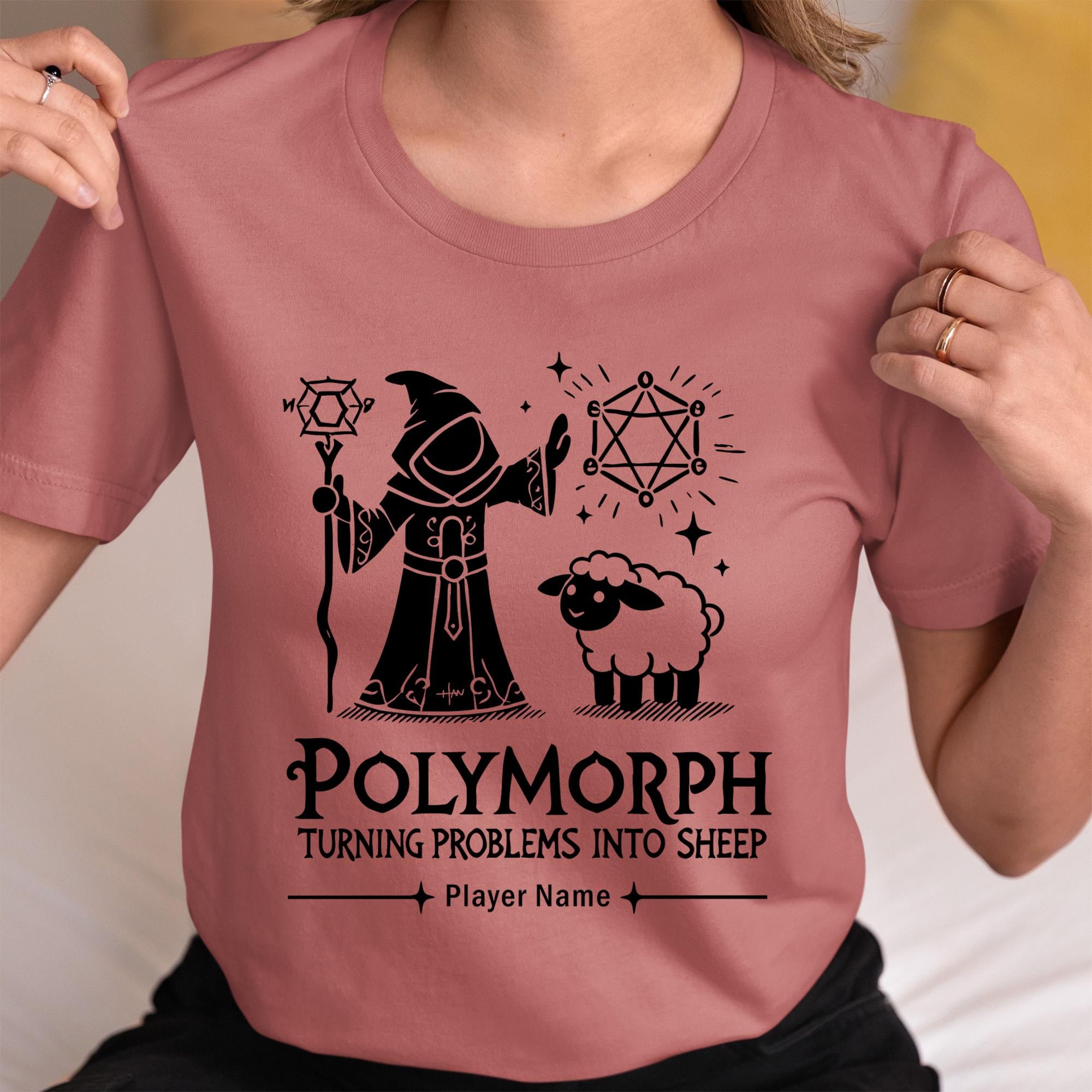World of Warcraft Mage Polymorph Shirt Wow Mage Personalize Shirt ...
