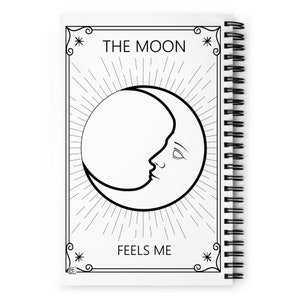 Celestial Sun and Moon Spiral Notebook, Witchy Spiritual Journal ...