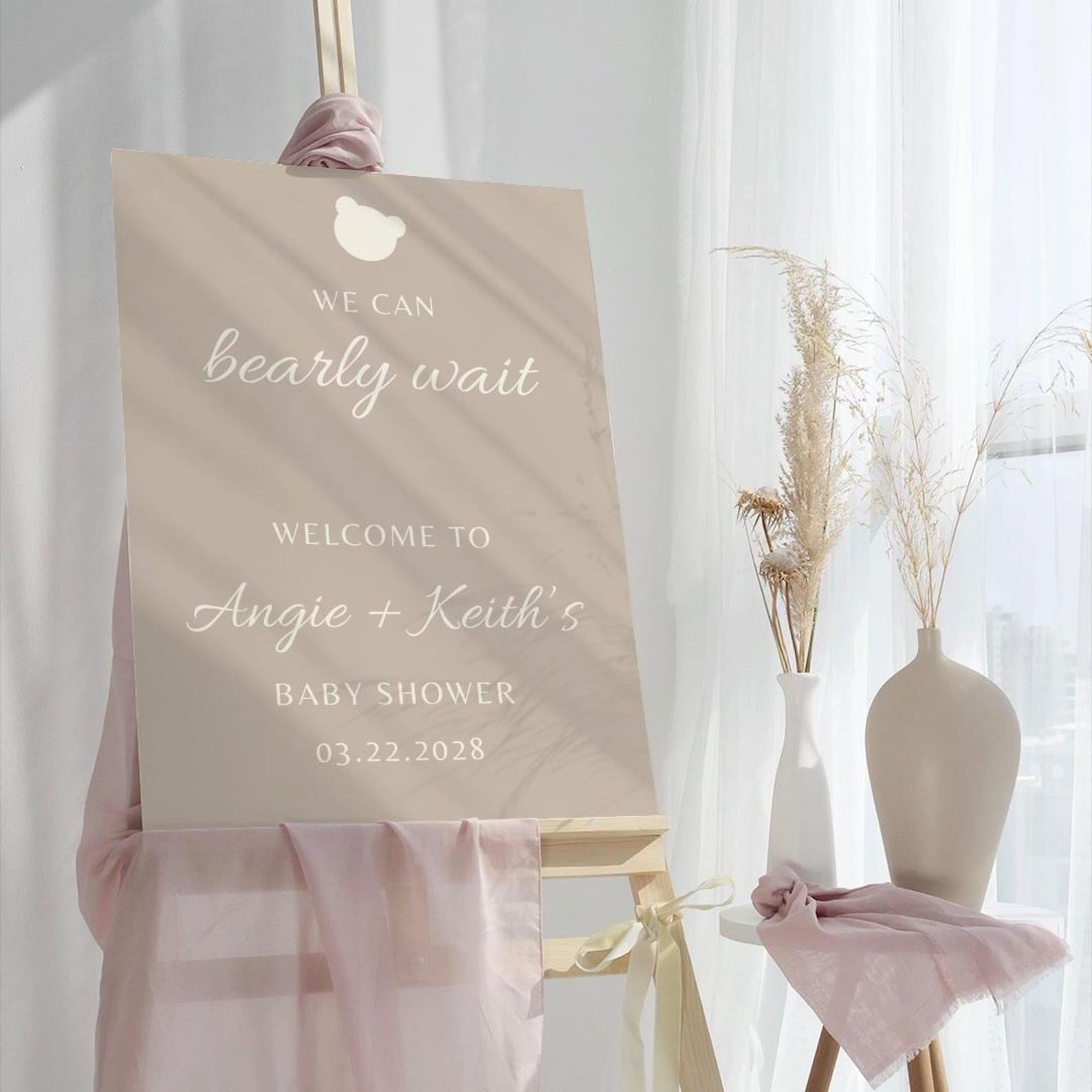 Baby Shower Welcome Sign, Oh Baby Welcome Sign Hello Baby Welcome Sign ...