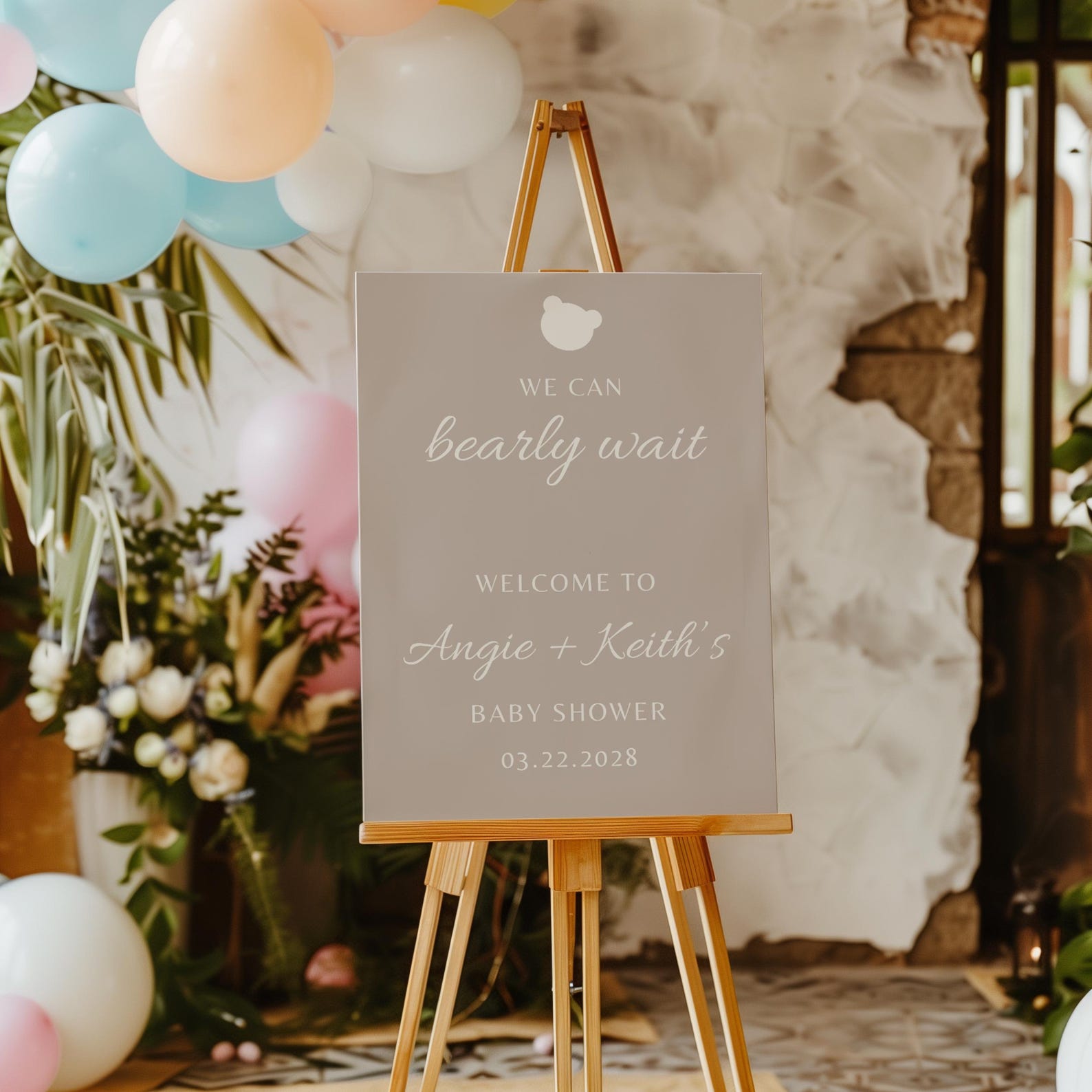 Baby Shower Welcome Sign, Oh Baby Welcome Sign Hello Baby Welcome Sign ...