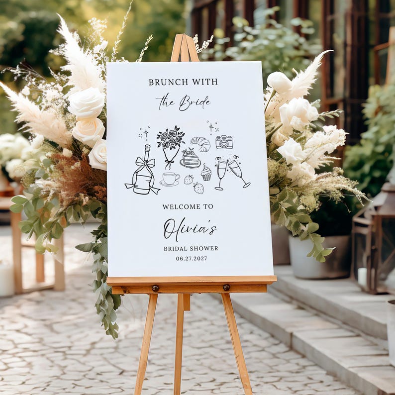 Brunch With the Bride Bridal Shower Welcome Mimosa Breakfast Bridal ...