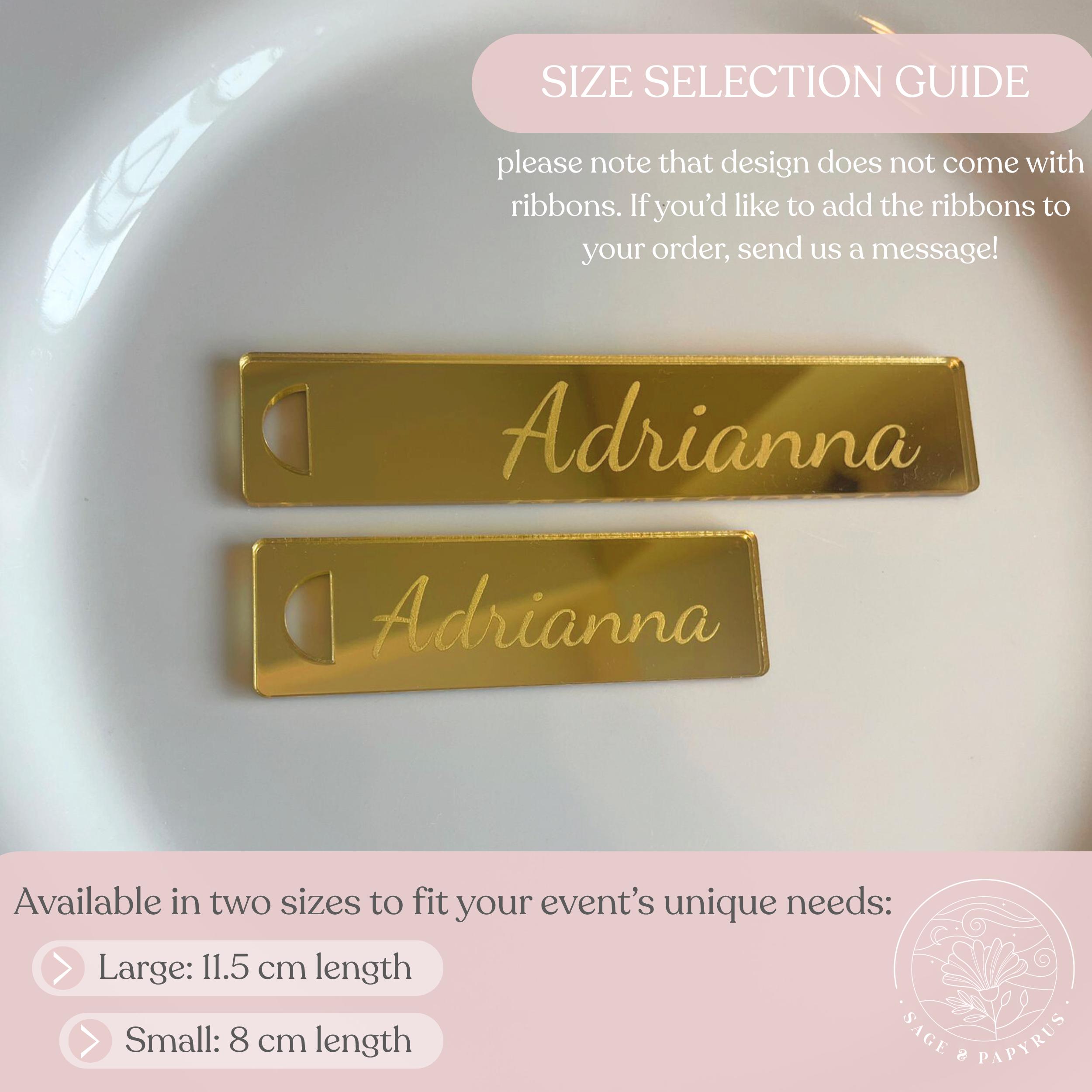 Acrylic Wedding Place Cards Laser Cut Place Name Signs Luxury Wedding ...