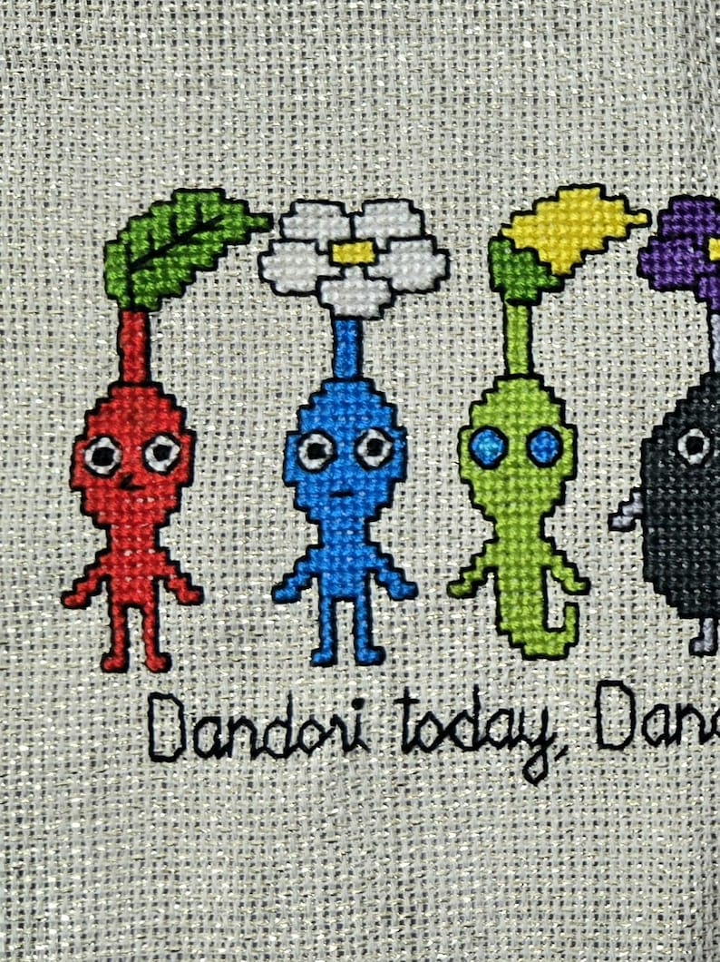 Pikmin Cross Stitch Pattern - Etsy