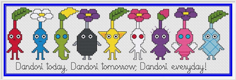 Pikmin Cross Stitch Pattern - Etsy