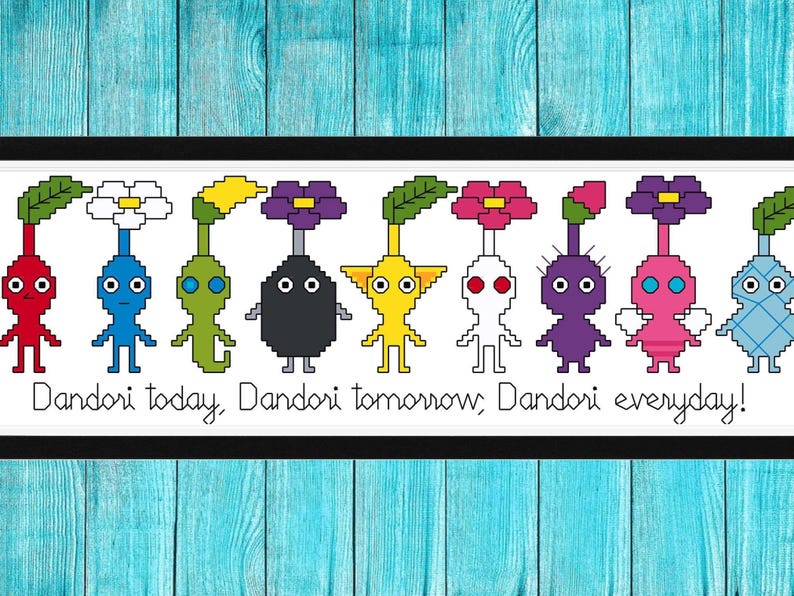 Pikmin Cross Stitch Pattern - Etsy