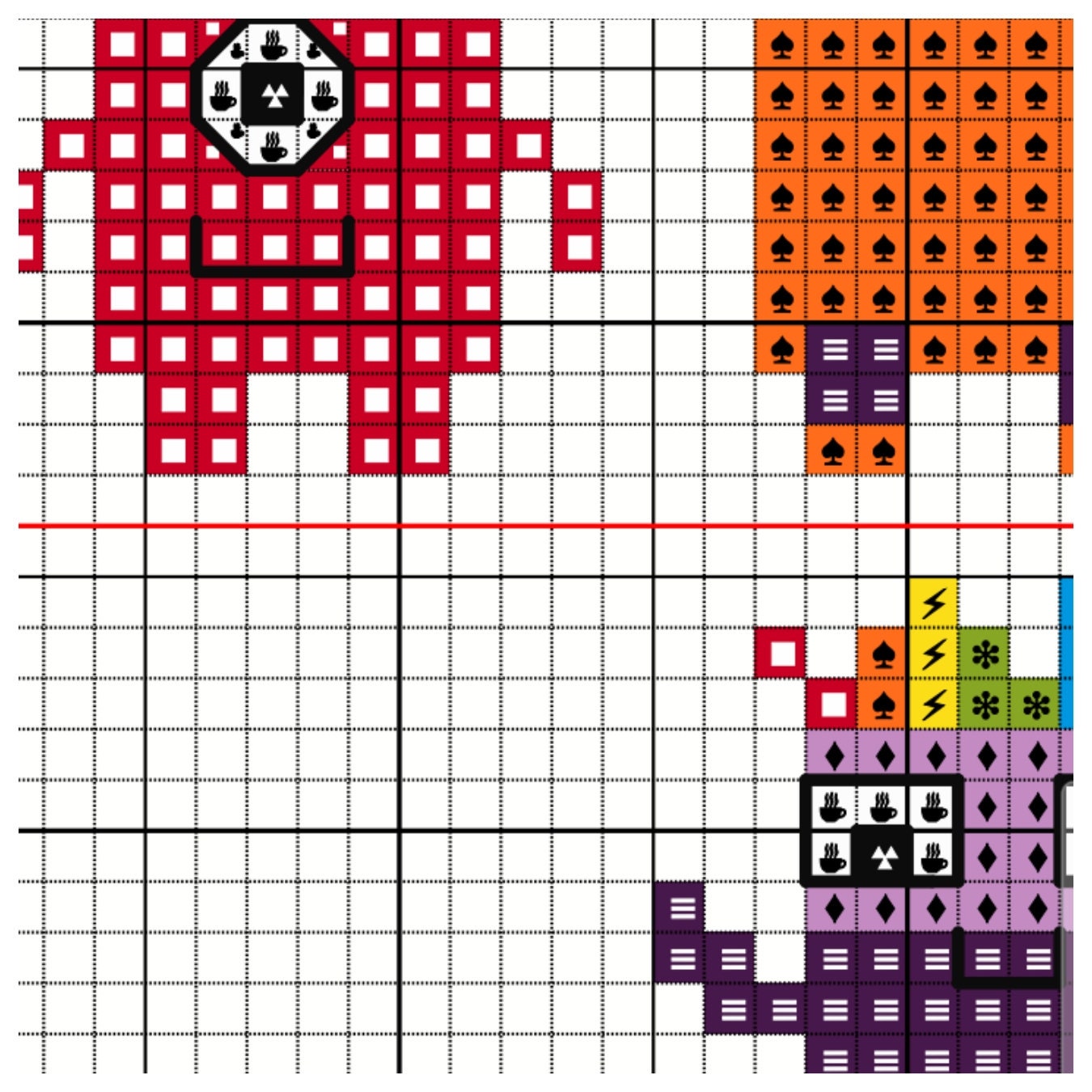 Number Blocks Cross Stitch Pattern - Etsy