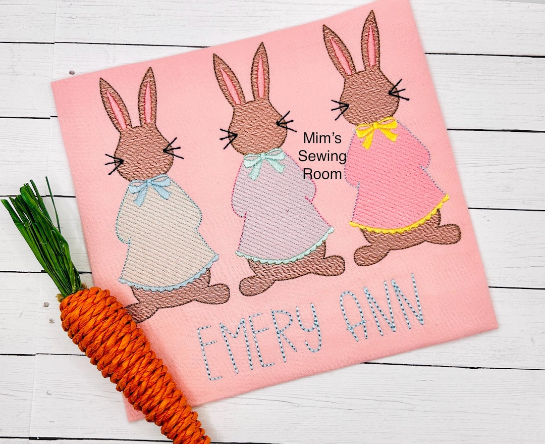 Mrs. Rabbit With Bows, Girl Rabbits, Girls Easter, Happy Easter - Etsy