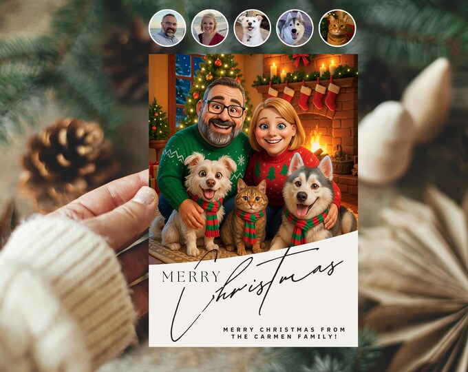 Funny Christmas Card for Husband or Boyfriend, Printable Cute Christmas ...