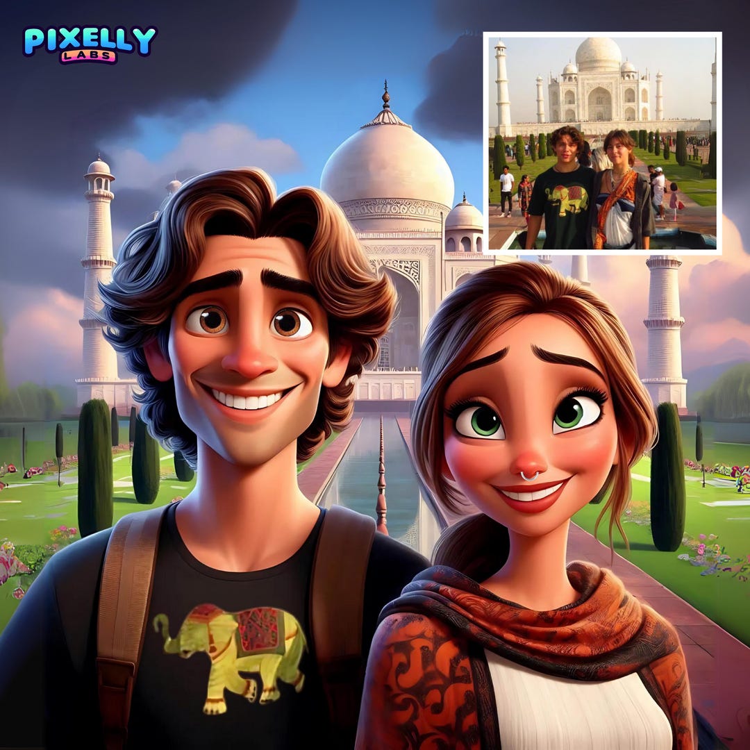 Custom Cartoon Animation, Personalised Family Portrait, Cartoon ...