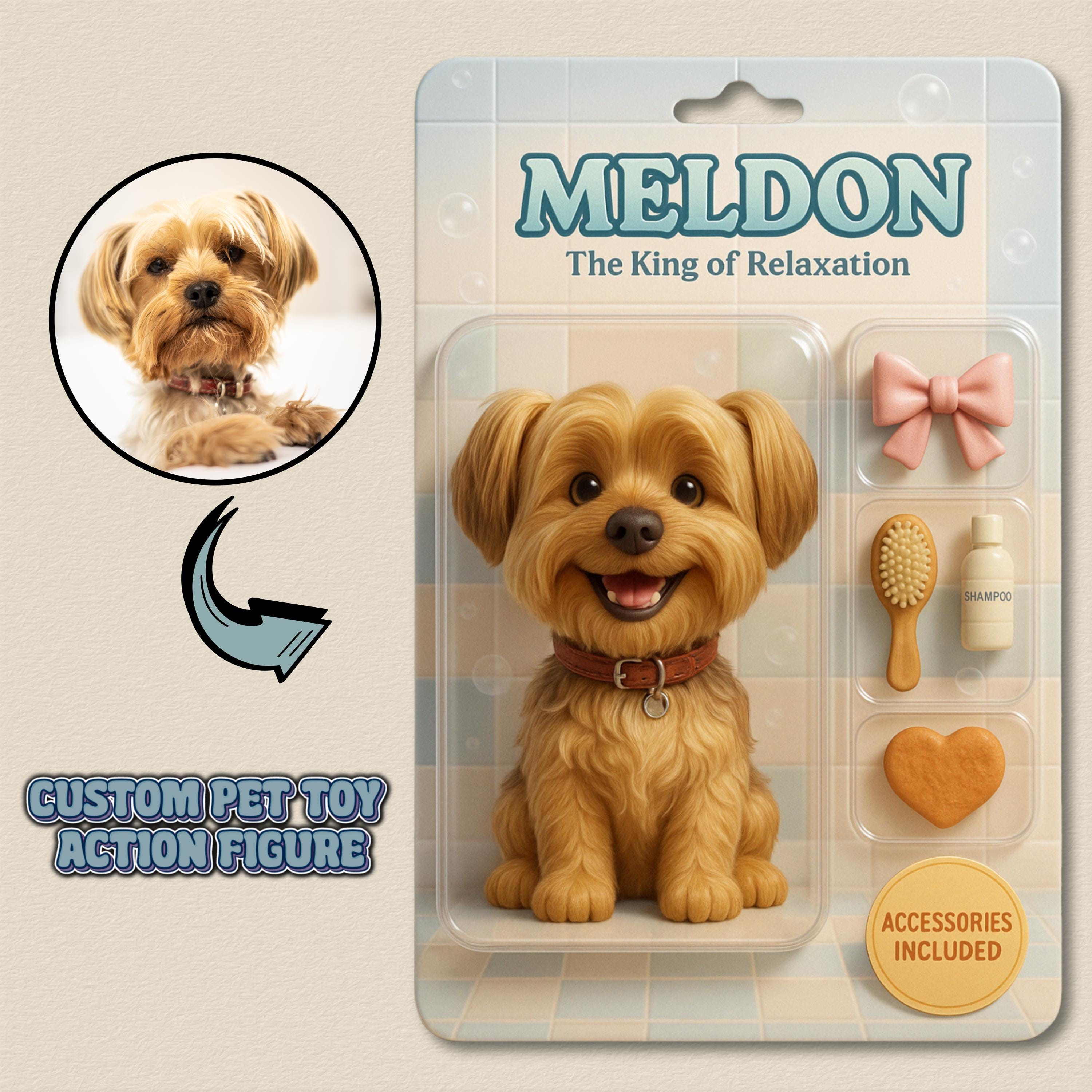 Custom Pet Action Figure, Personalized Dog Figurine, Custom Toy Figure ...