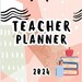 Teacher Planner for 2024 Pink - Etsy