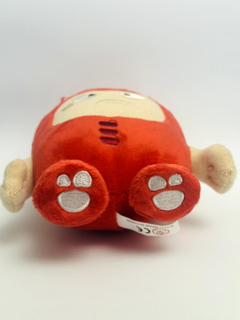 ODDBODS Plush Cartoon FUSE Cute Plushies 7 Toy Action Figure RED Doll ...