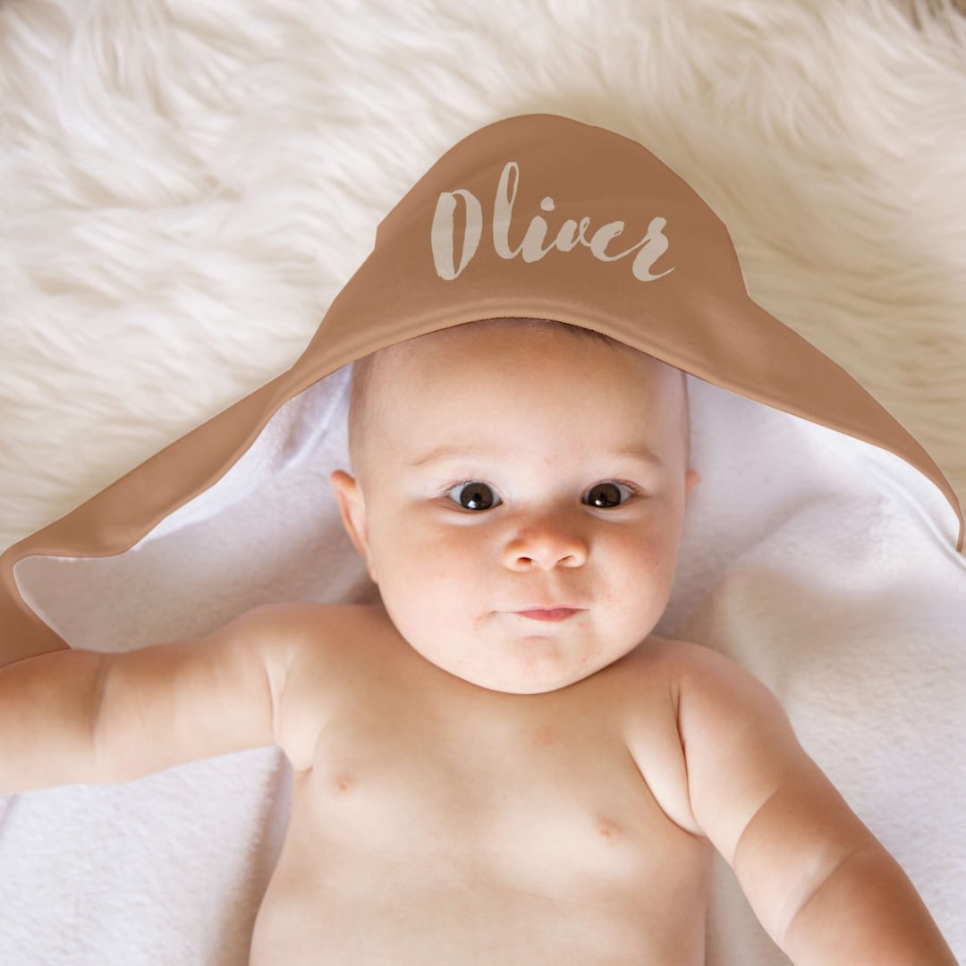 Baby Boy Hooded Towel Personalized Baby Towel Baby Shower Gift Baby Boy ...