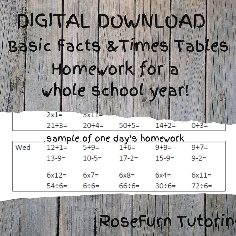 Homework Table - Etsy