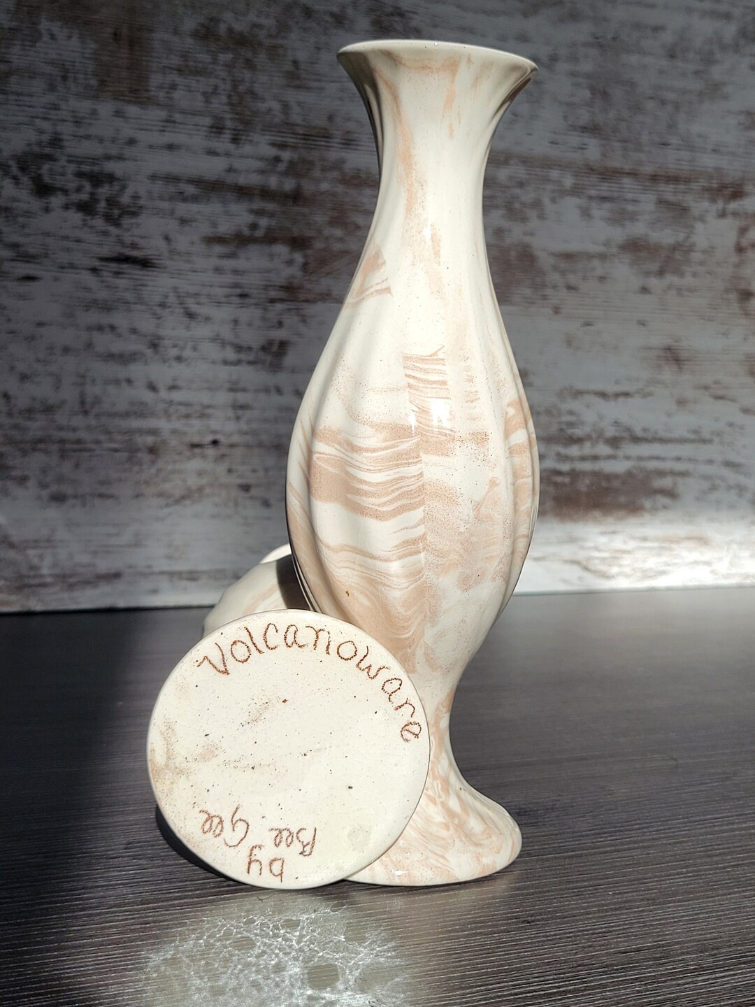 Mt. St. Helens Volcanic Ash Vases by Bee Gee Volcanoware, Vase Set for ...