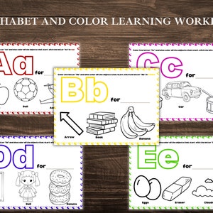Learning Printales, Alphabet Learning Worksheet, Alphabet Learning ...