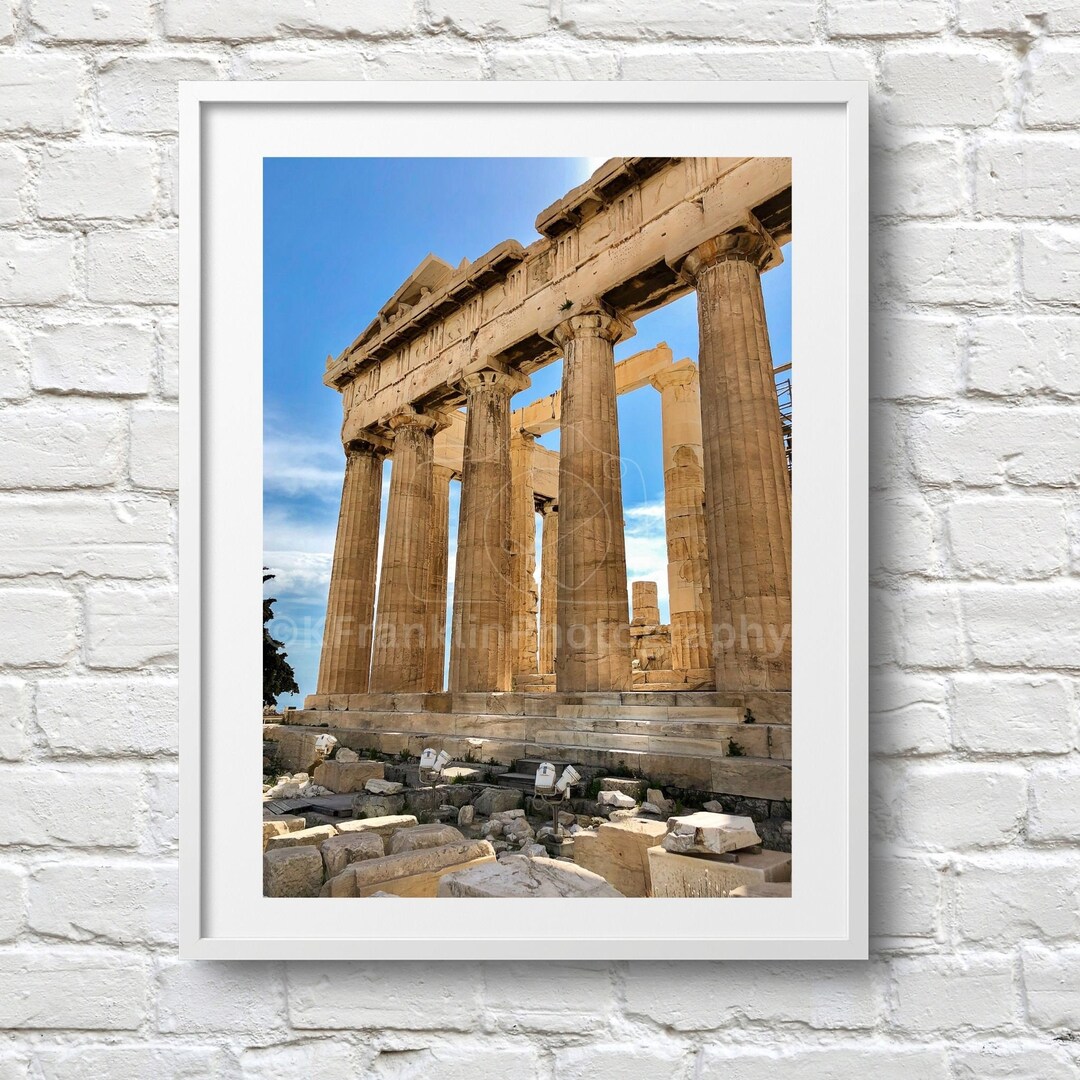 Athens Color Print | Acropolis | Parthenon Photo Print | Athens Wall ...
