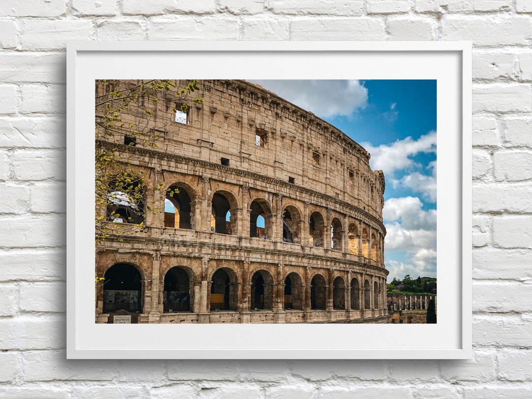 Roman Colosseum Print Colosseum Wall Art Artistic Photo Print Ancient ...