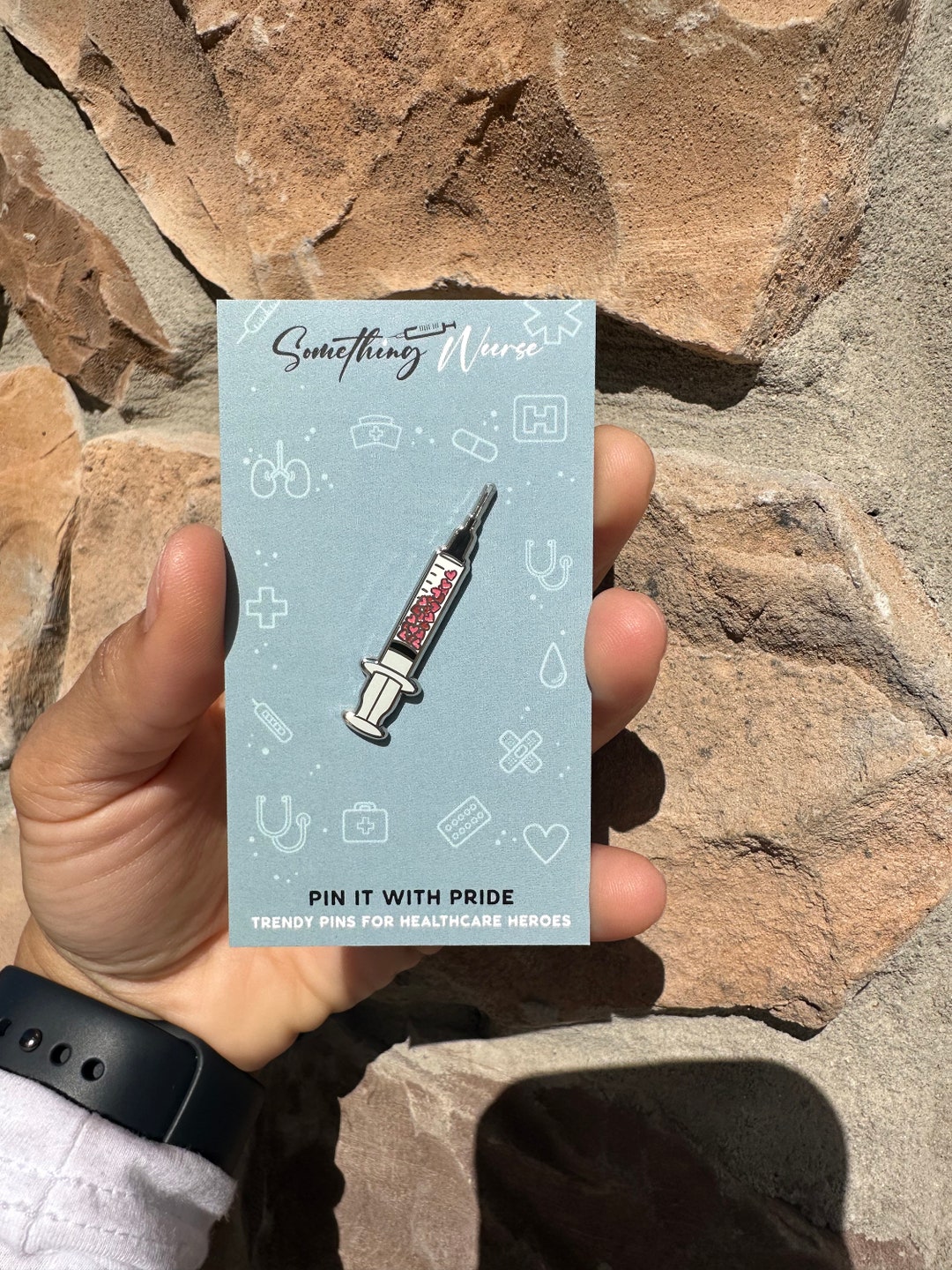 Syringe Enamel Pin • Nursing School Accessory • RN LPN CNA Graduation ...