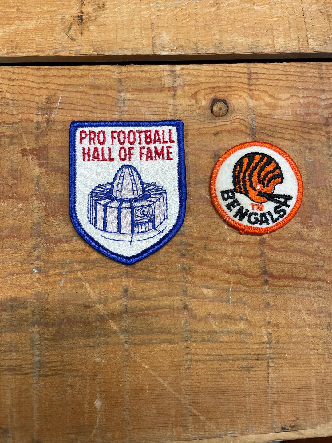 2 Vintage Football Patches - Etsy