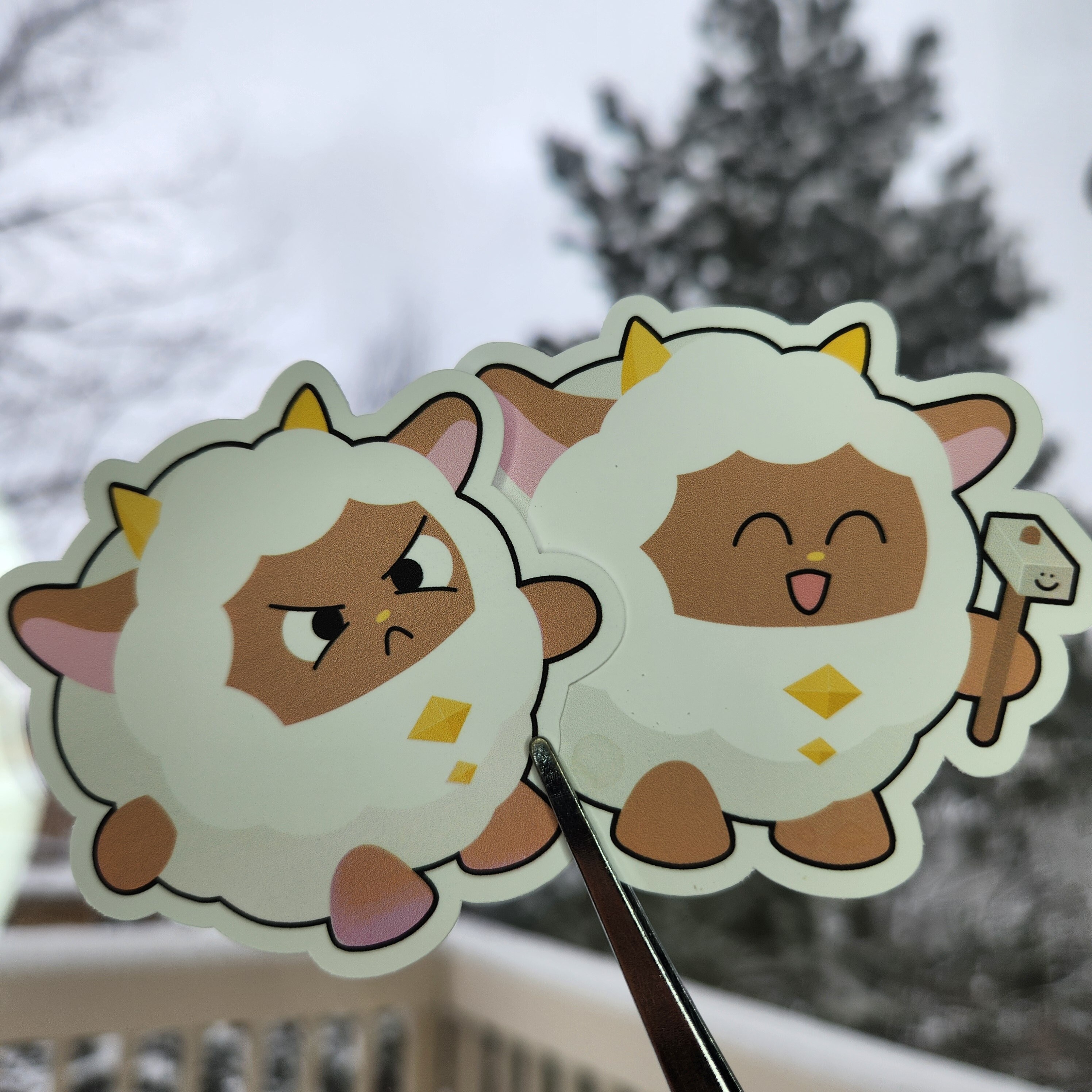 Cute Lamball Palworld Matte Sticker Water Resistant - Etsy