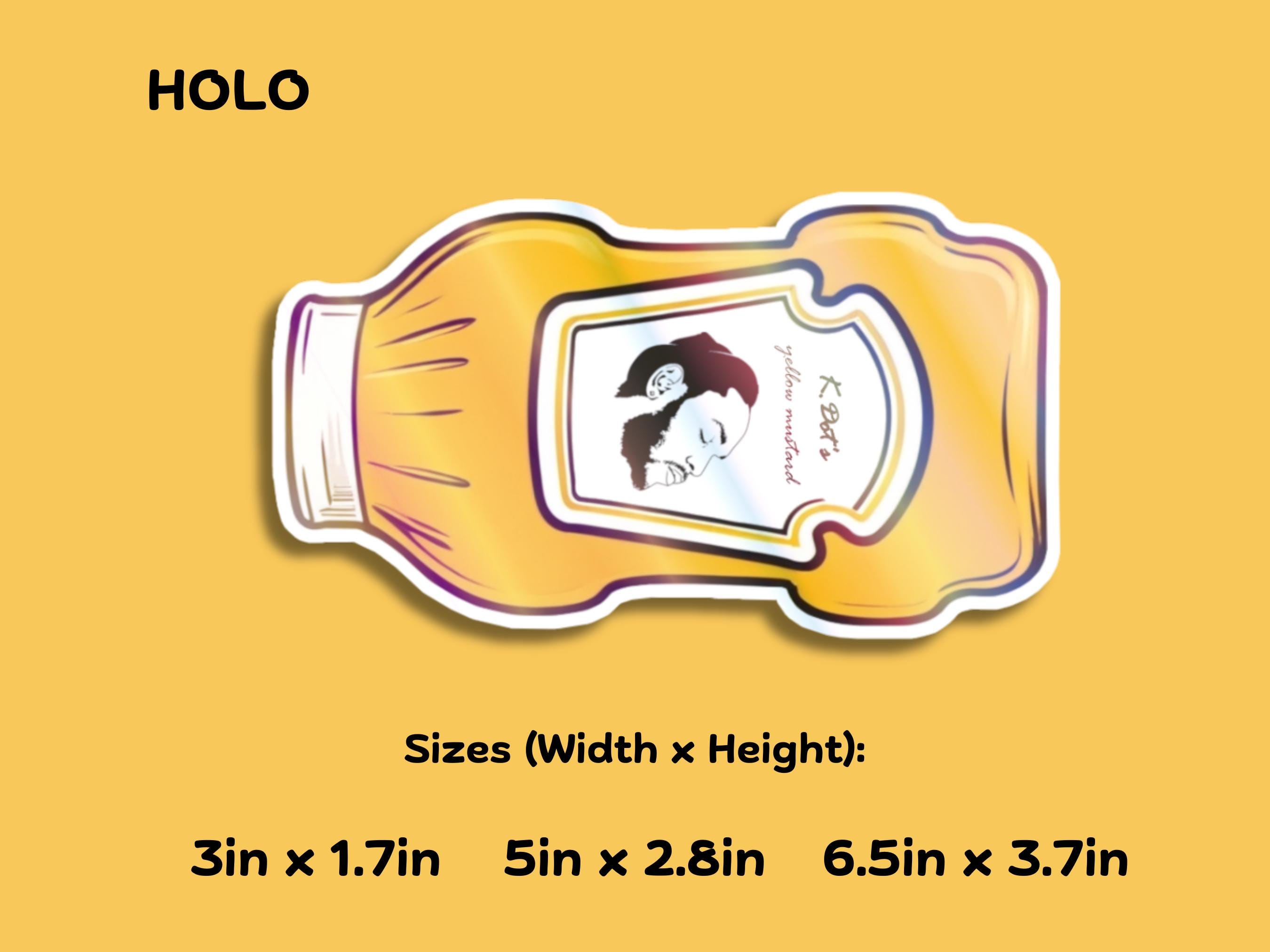 MUSTARD Sticker Inspired by Kendrick Lamar's 'TV Off' Durable Matte ...